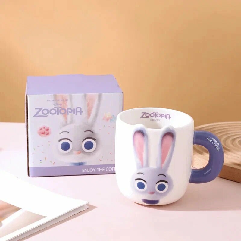Чашка Disney Zootopia Джуди Марк, Сумасшедший город животных, Кролик, офицер Джуди, чашка