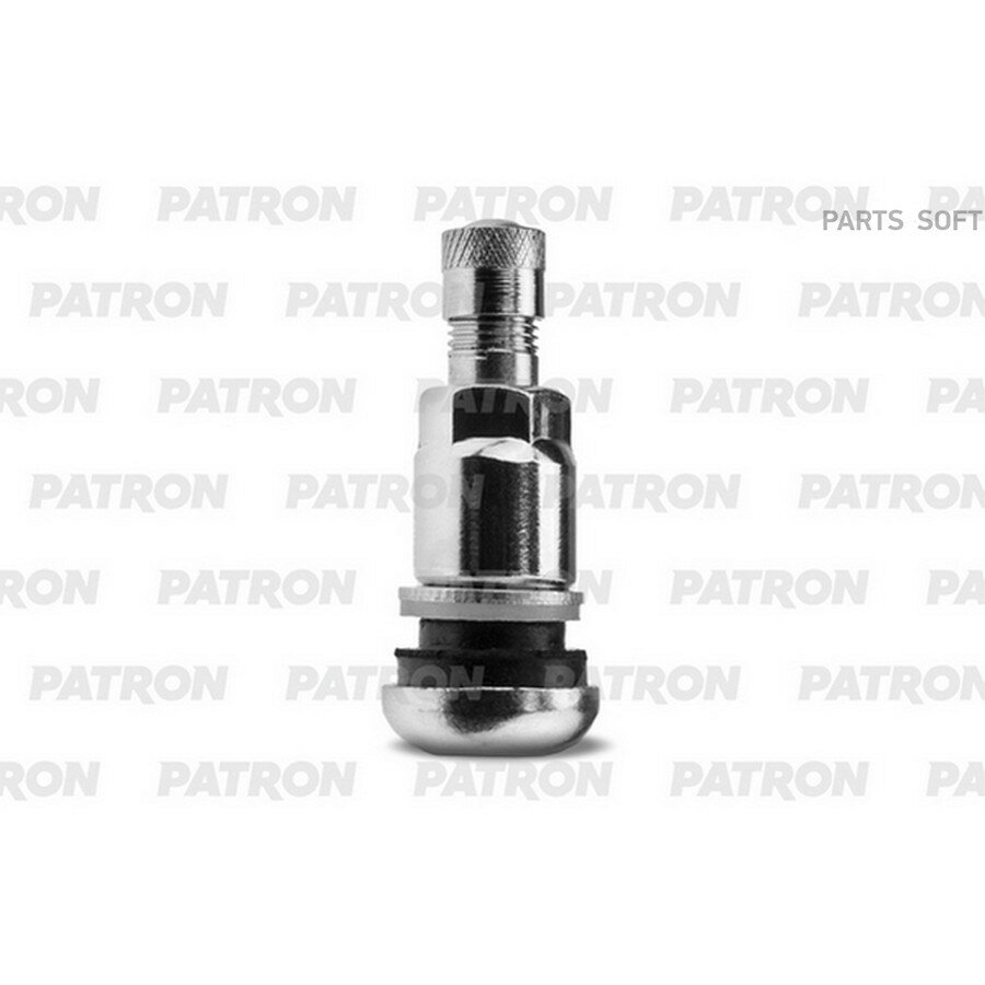 Вентиль колесный тип MS525AL разборный, L = 43 мм, D = 11.3 мм, никель PATRON PTR525AL | цена за 1 шт