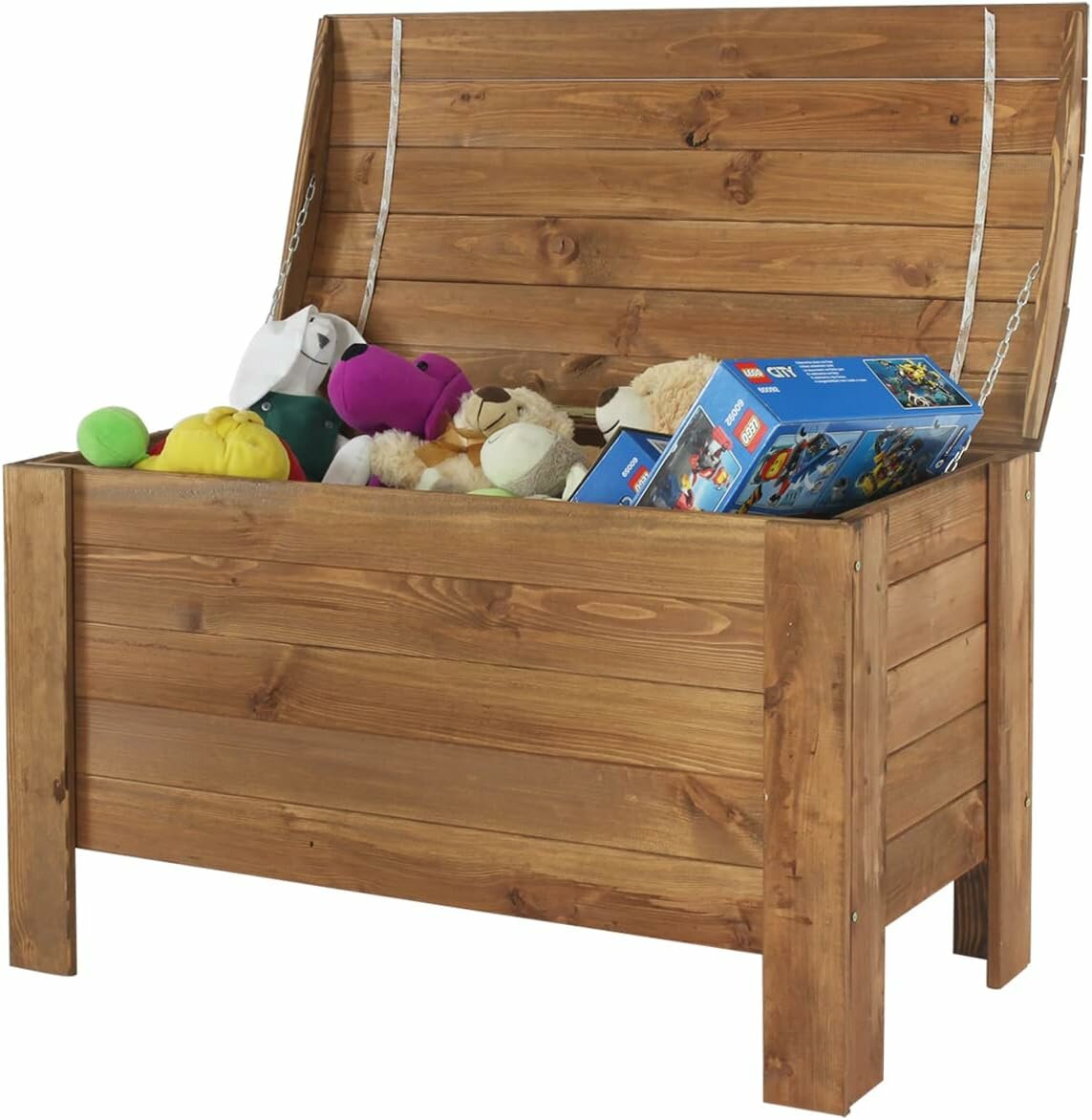 Деревянный сундук с местом для хранения 75 x 50 x 40 см