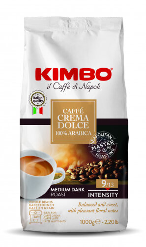 Кофе в зернах Kimbo Caffe Creama Dolce Arabica 1 кг