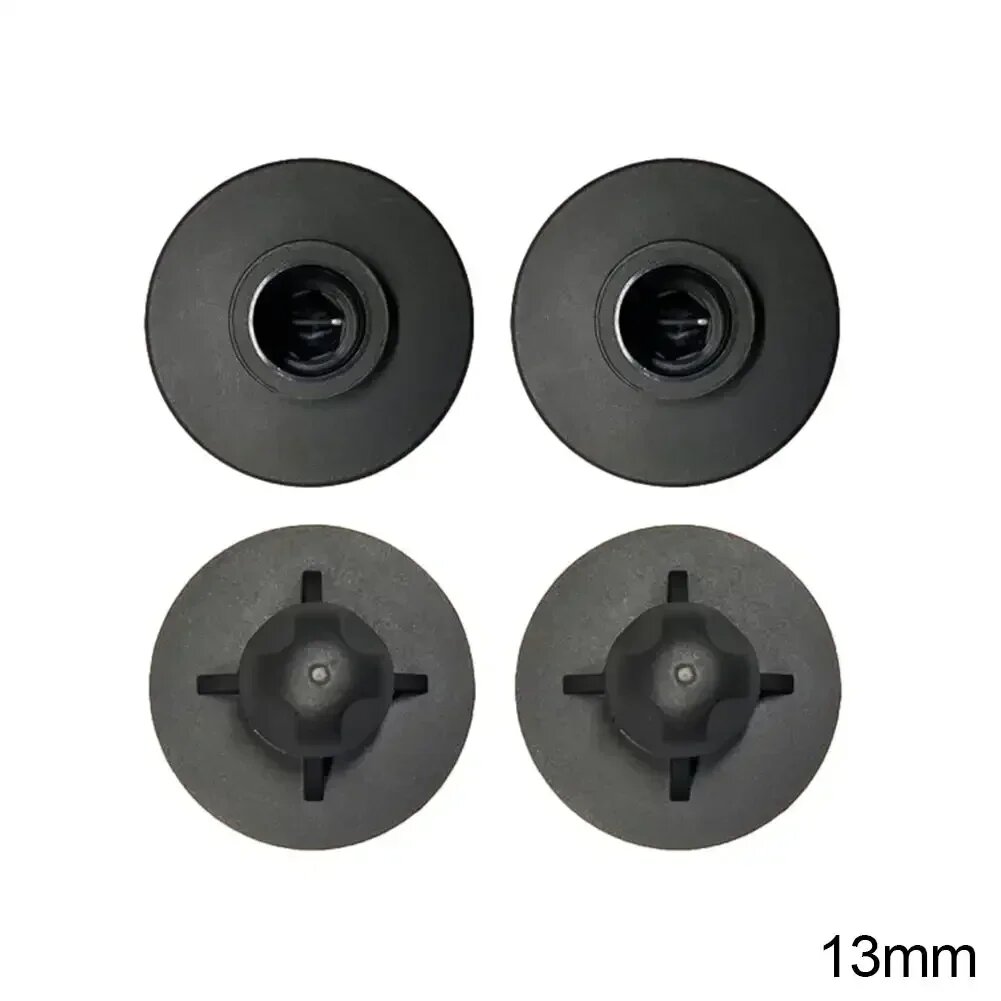 Насадки на ножки стула 13mm, черные, ТПУ, 4 шт.