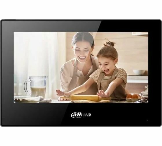Монитор IP видеодомофона Dahua 7 дюймовый, черный DHI-VTH5321GB-W