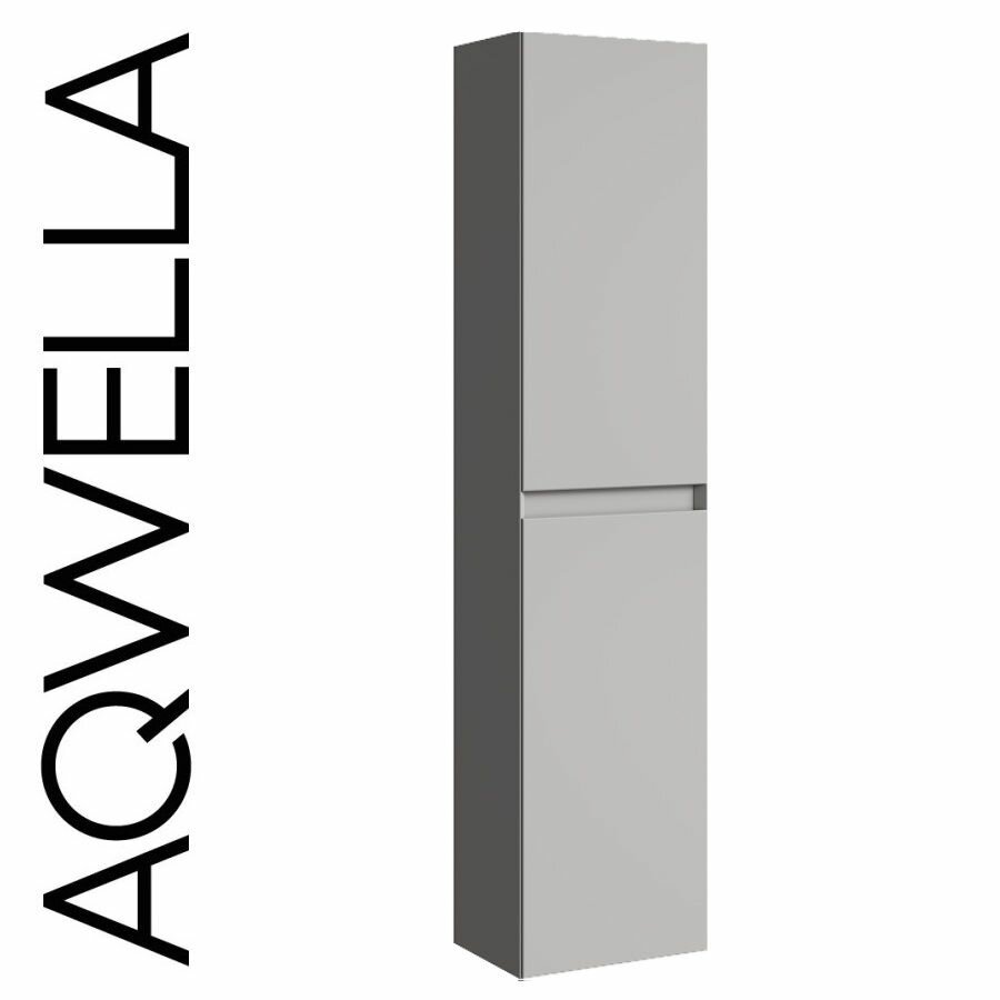 Шкаф пенал для ванной Aqwella Geometria GE0535ST