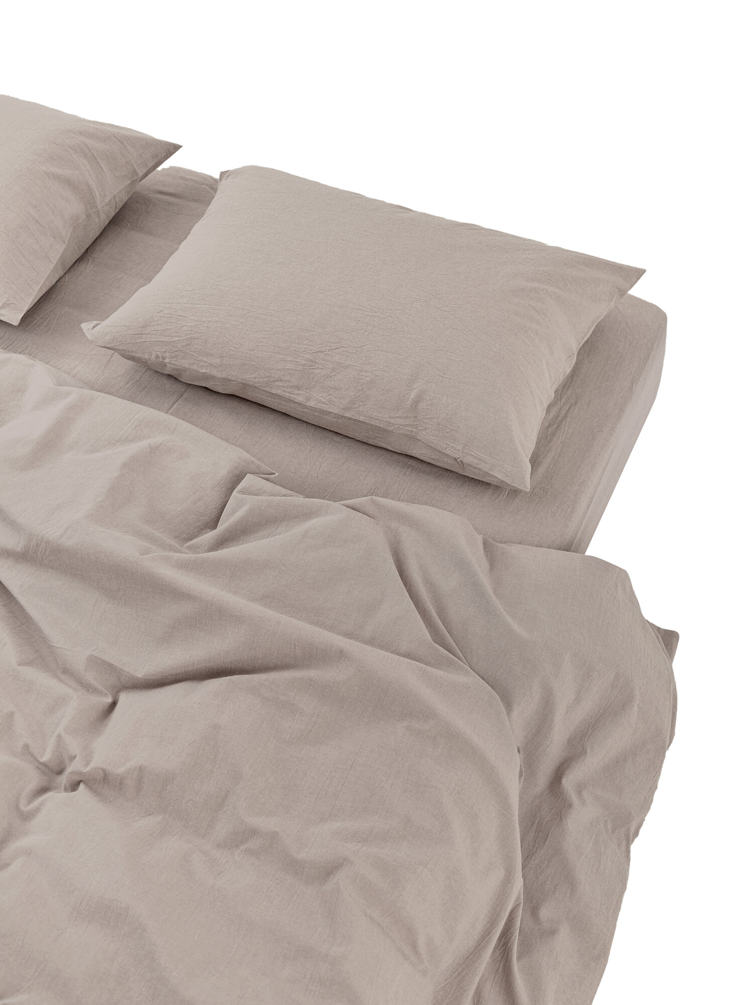 Простыня MORФEUS (морфеус) - Melange Nude - 230x260 (без резинки) - вареный хлопок