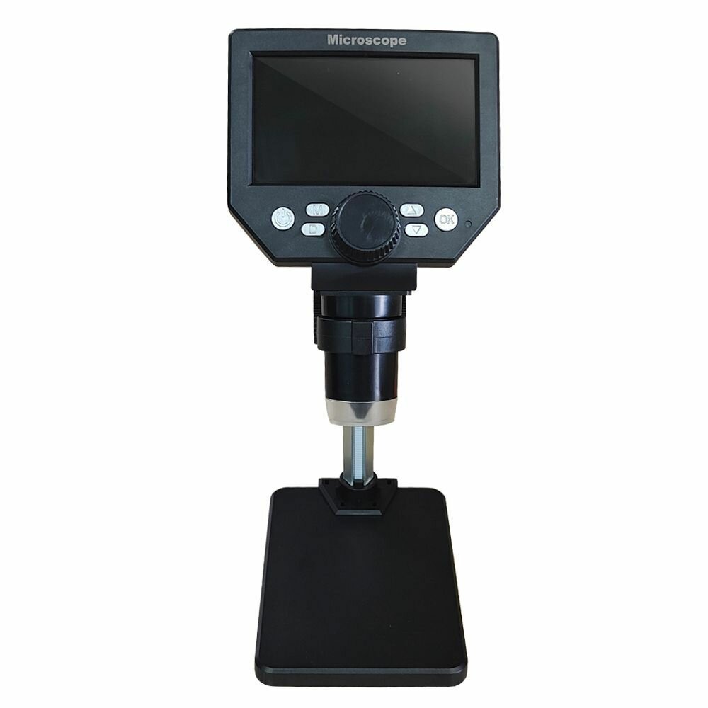 1000X цифровой микроскоп с 8 светодиодный свет цифровой увеличитель 4.3 дюйма ЖК-дисплей биологический микроскоп