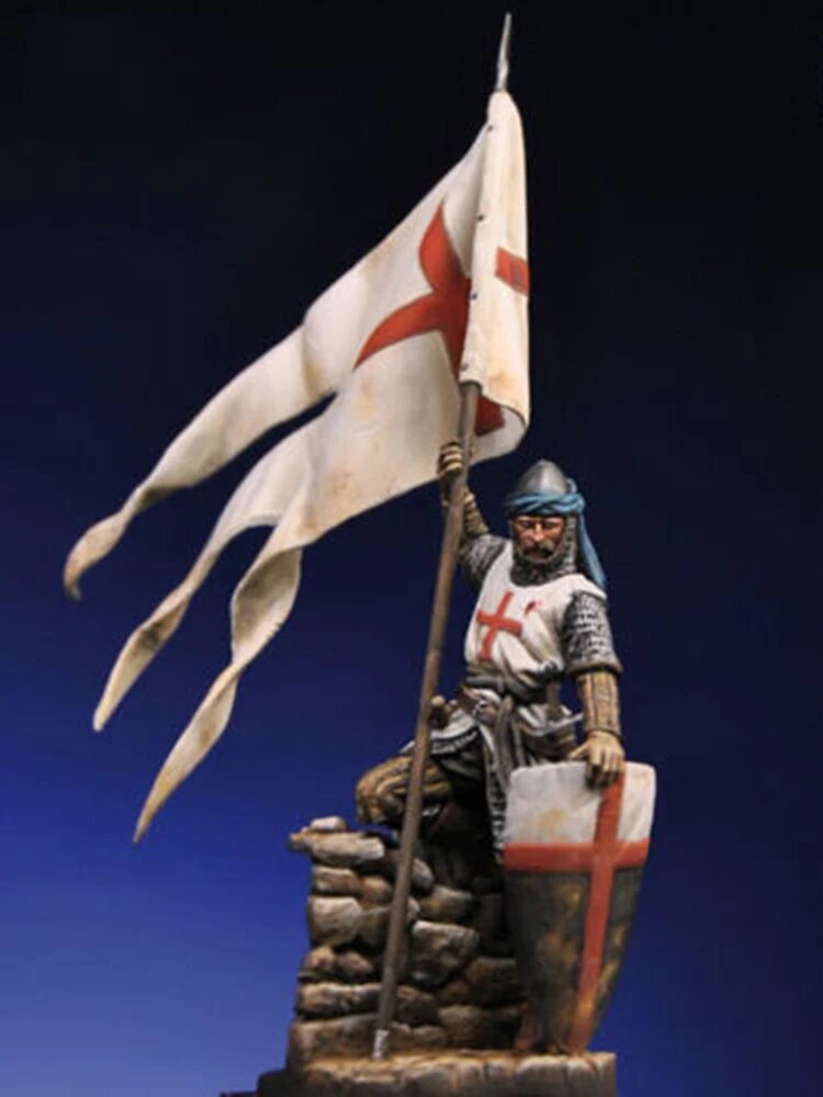 Неокрашенная модель солдата Wyrd 1/32 54 мм