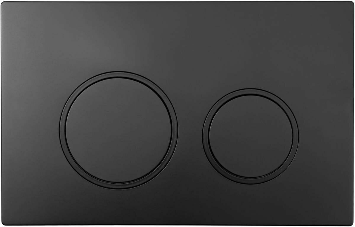 Клавиша смыва Aquanet AQ-PRO-02MB черный матовый