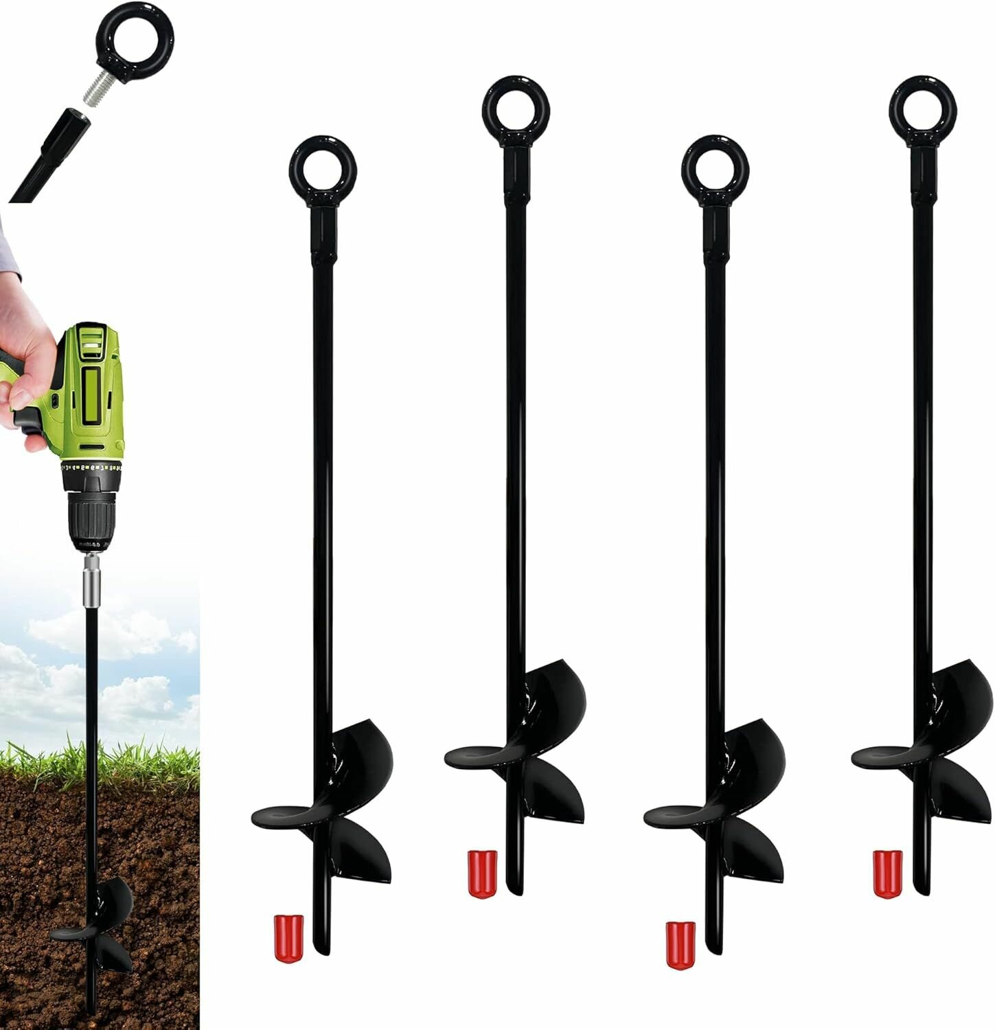 Заземляющие анкеры для палаток, тяжелые