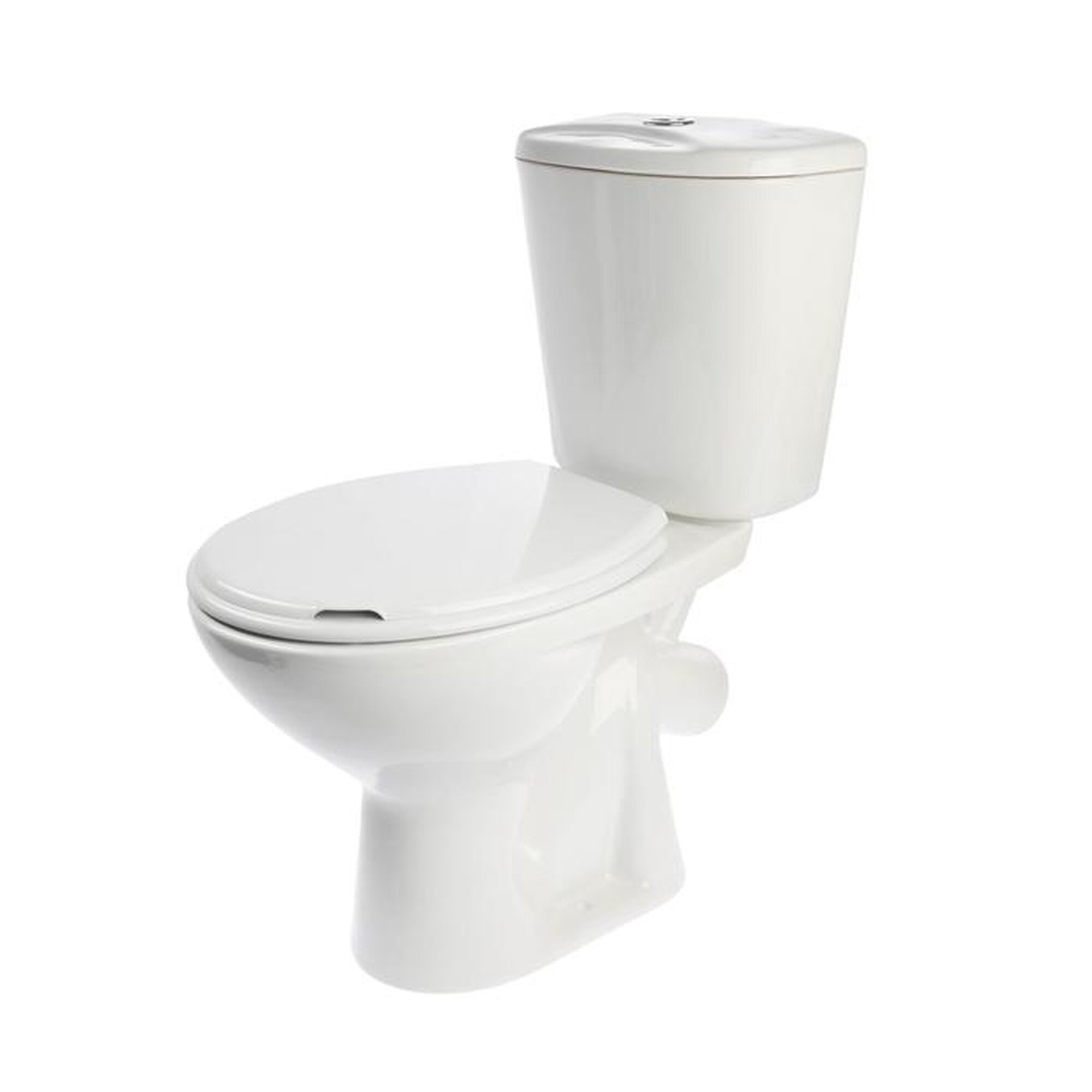 Унитаз компакт лзсф "Универсал NEW 45", нижняя подводка, косой выпуск, сиденье, кнопка