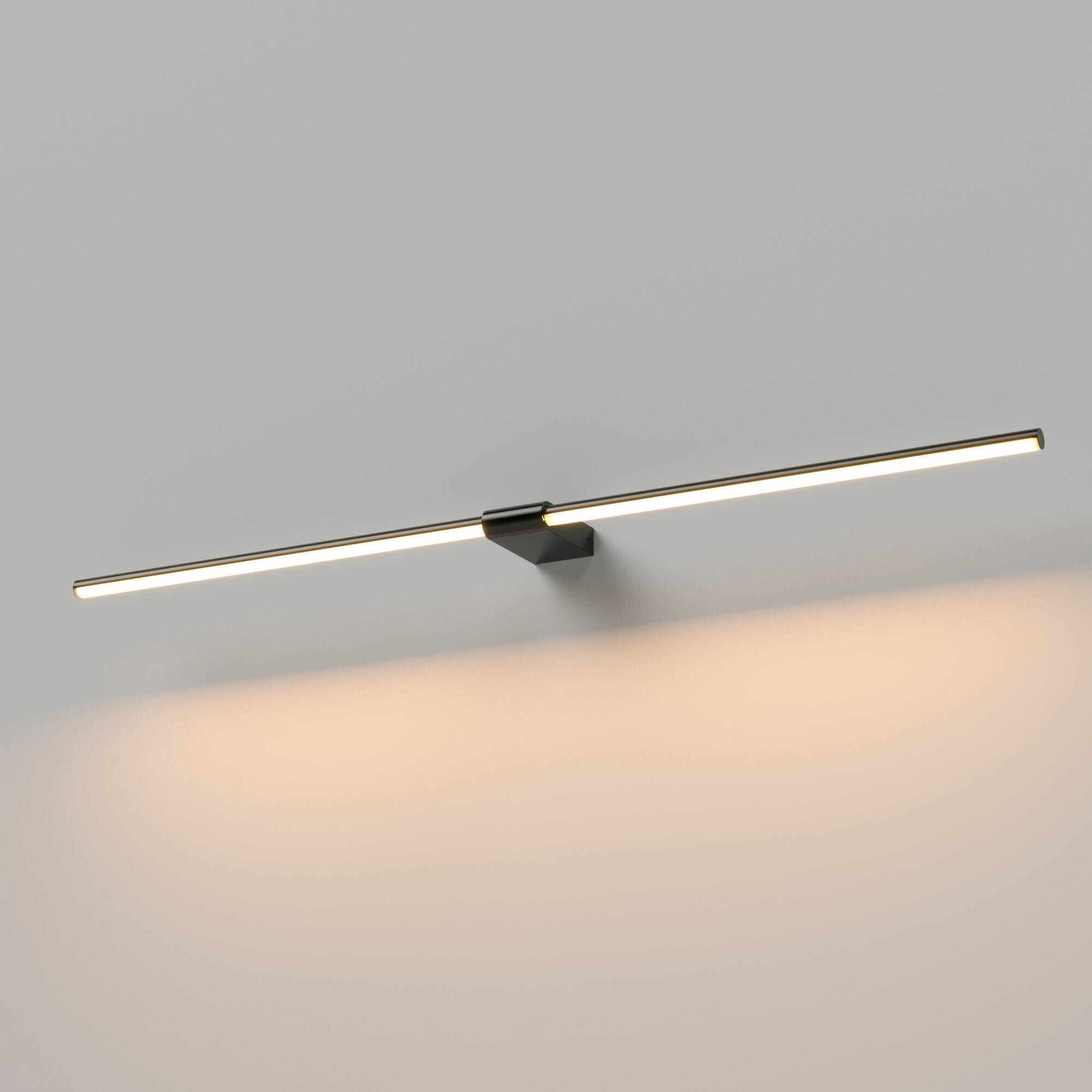 Настенный светильник для картин и зеркал Elektrostandard Luar 40153/LED, 13 Вт, 3000K, поворотный, цвет черный жемчуг