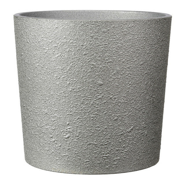 Саванна кедр бетонное кашпо 1,4 л, диаметр 14 см, высота 13 см, серебристое