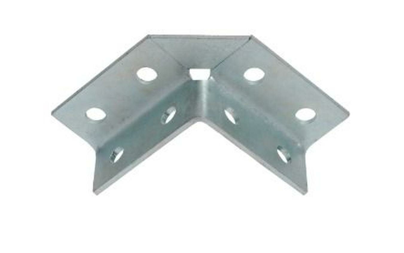 Уголок HILST для дерева, сталь, 90 градусов, с укосиной, 145х145х43х4 мм, 4 шт