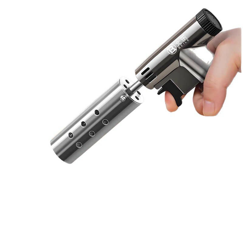 Огнемет, распылитель, горелка для волос, картридж с газом, ручной огнемет, большой калибр зажигателя, головка распылителя, горелка