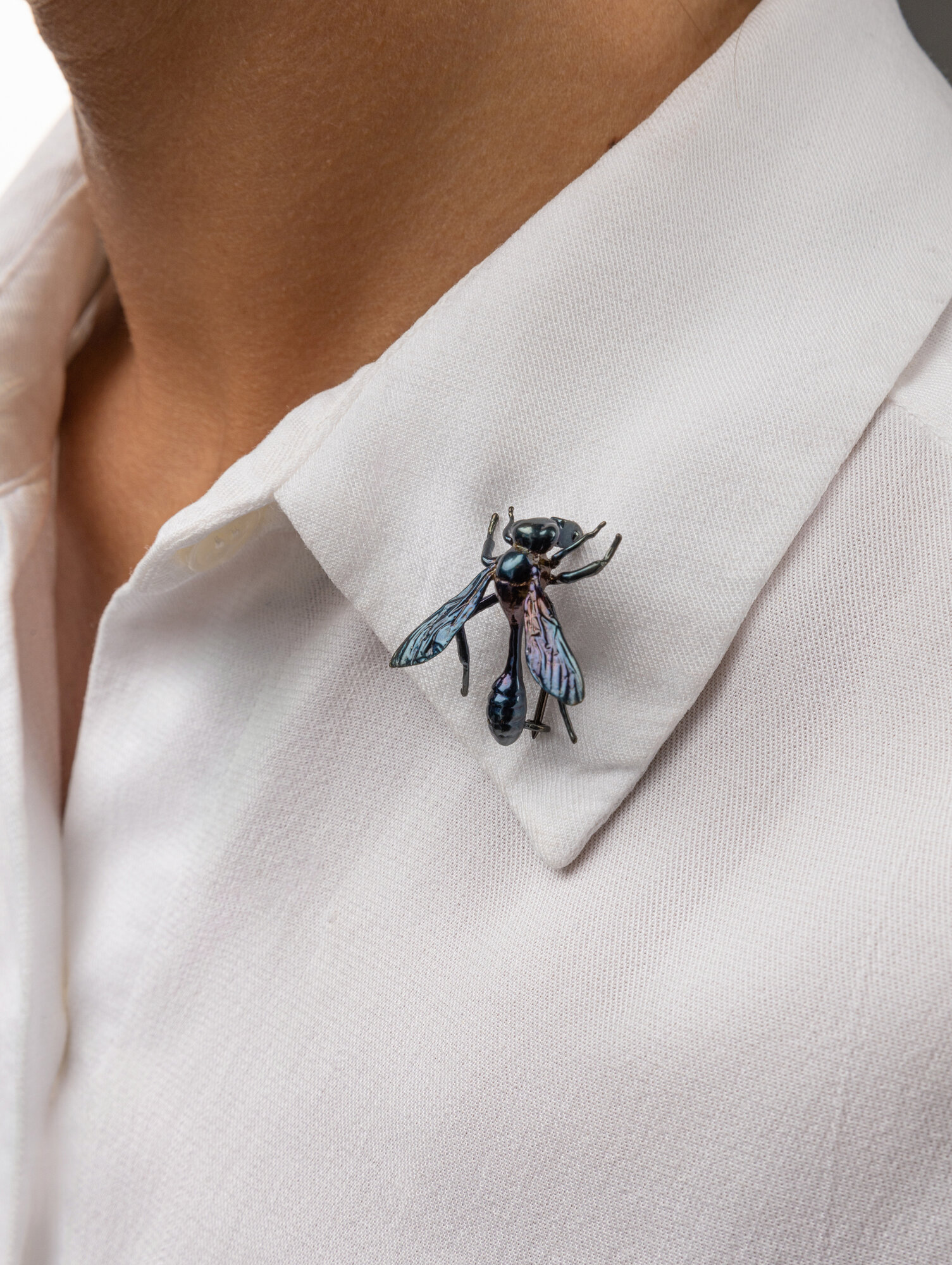 Брошь, серебро, 925 проба