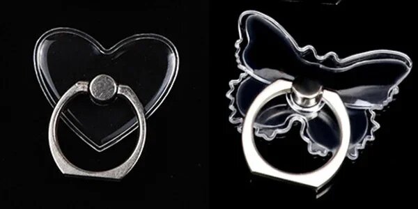 2/1 шт, универсальный стент, держатель для мобильного телефона, подставка, кольцо heart butterfly