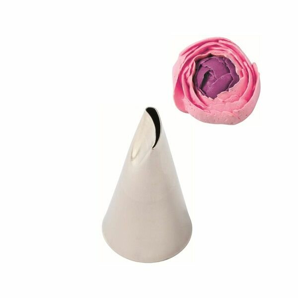 Насадка кондитерская "Лепесток дугообразный", верх d-14мм, низ d-25мм, h-42мм