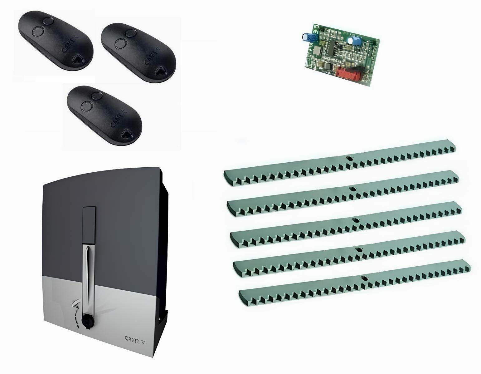 Автоматика для откатных ворот BXL04AGS KIT-KR5-Т3, комплект: привод, радиоприемник, 3 пульта, 5 реек