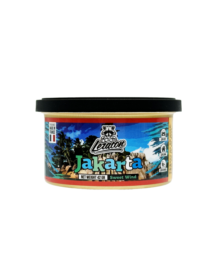 Leraton Ароматизатор для автомобиля в банке Jakarta (Sweet Wind/Сладкий ветер)