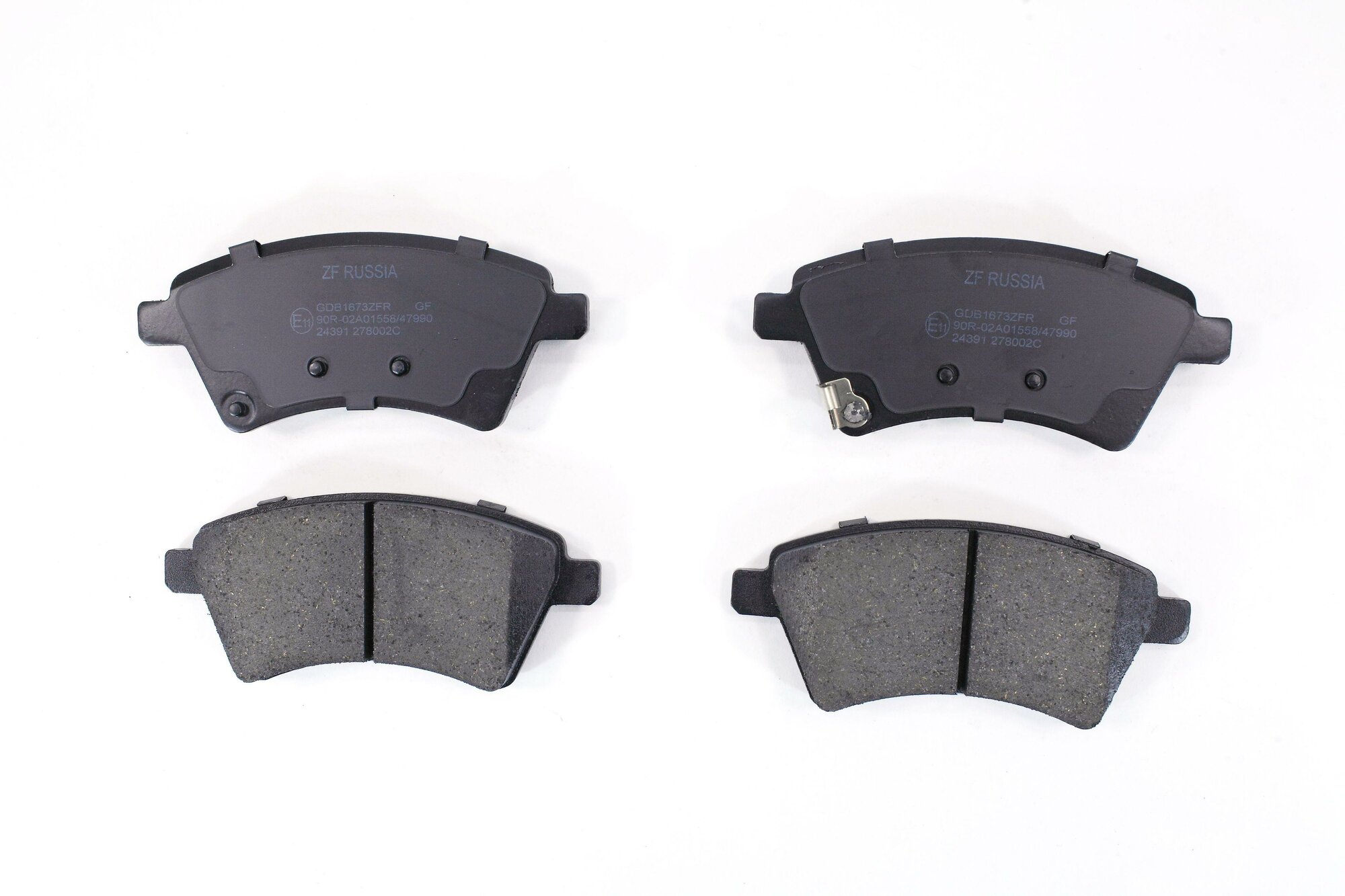 Zf russia тормозные колодки для автомобилей дисковые gdb1673zfr