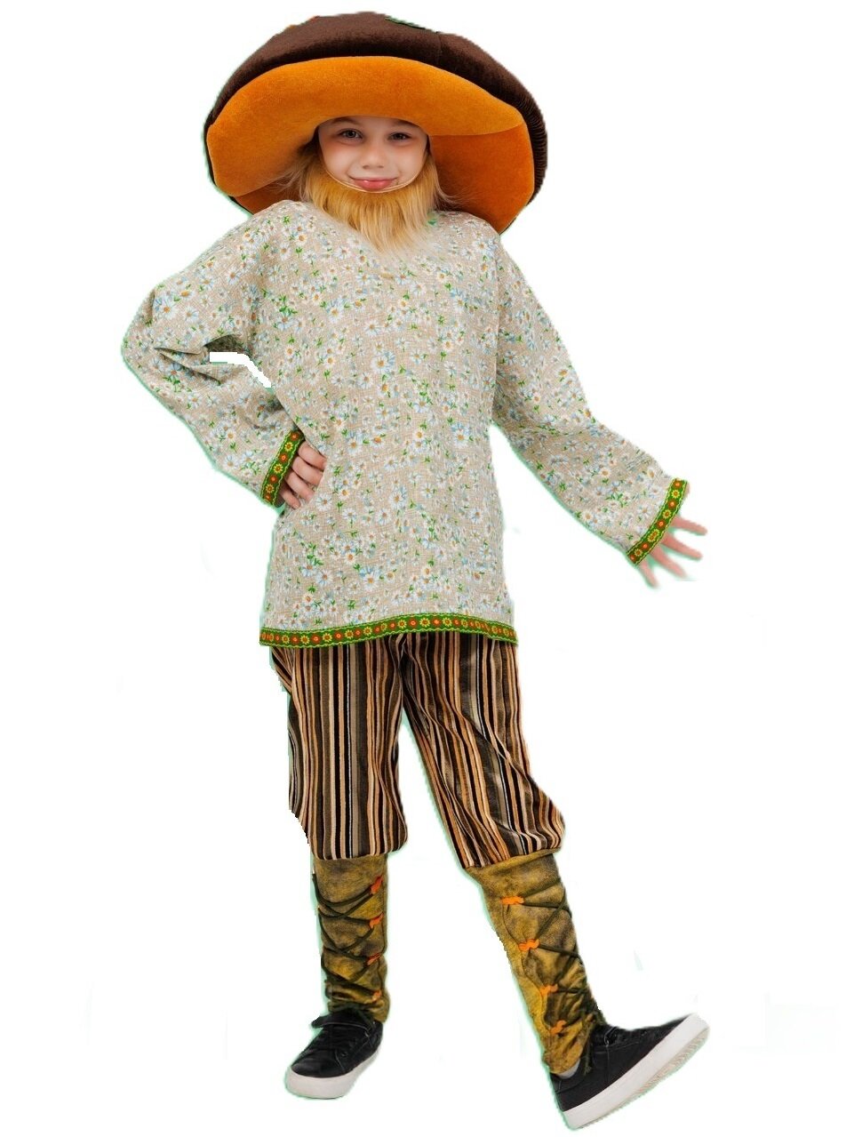 Костюм детский карнавальный Гриб Боровик (128)