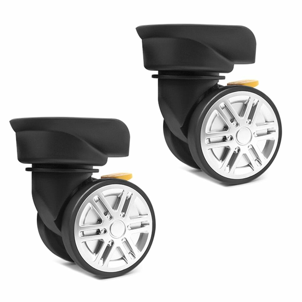 Другие аксессуары для путешествий, Колеса для чемоданов, поворотные колеса-W117 черный, 1 пара