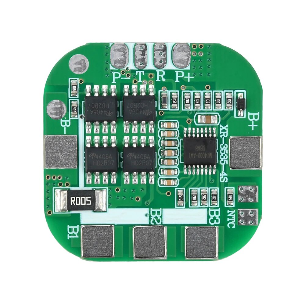 Литий-ионная плата управления зарядом 4S 14.8В 8A BMS