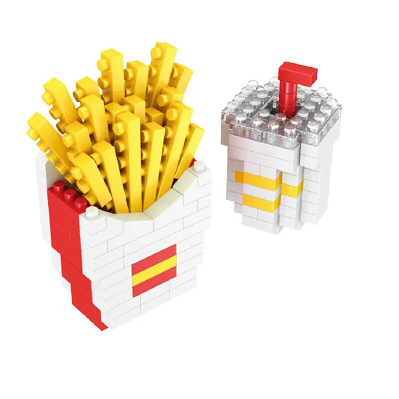 Мини-конструктор 3D фастфуд Burger — фото 1