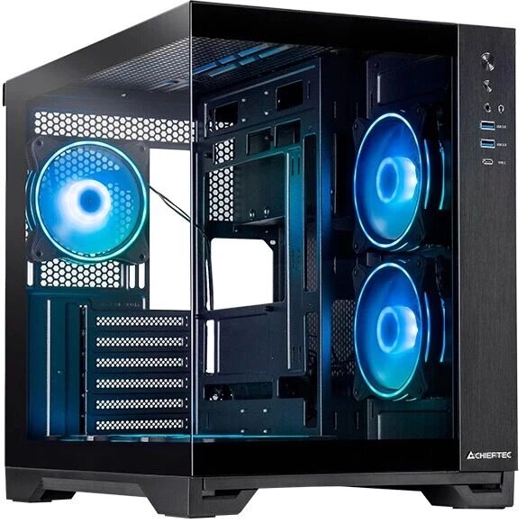 Корпус Chieftec Visio черный без БП ATX 9x120mm 2x140mm 1