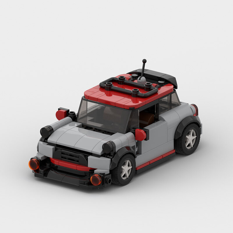 Набор пазлов MOC, игрушечная модель, собранная модель автомобиля MINI COOPER JCW, креативный собранный детский подарок (293 шт.)