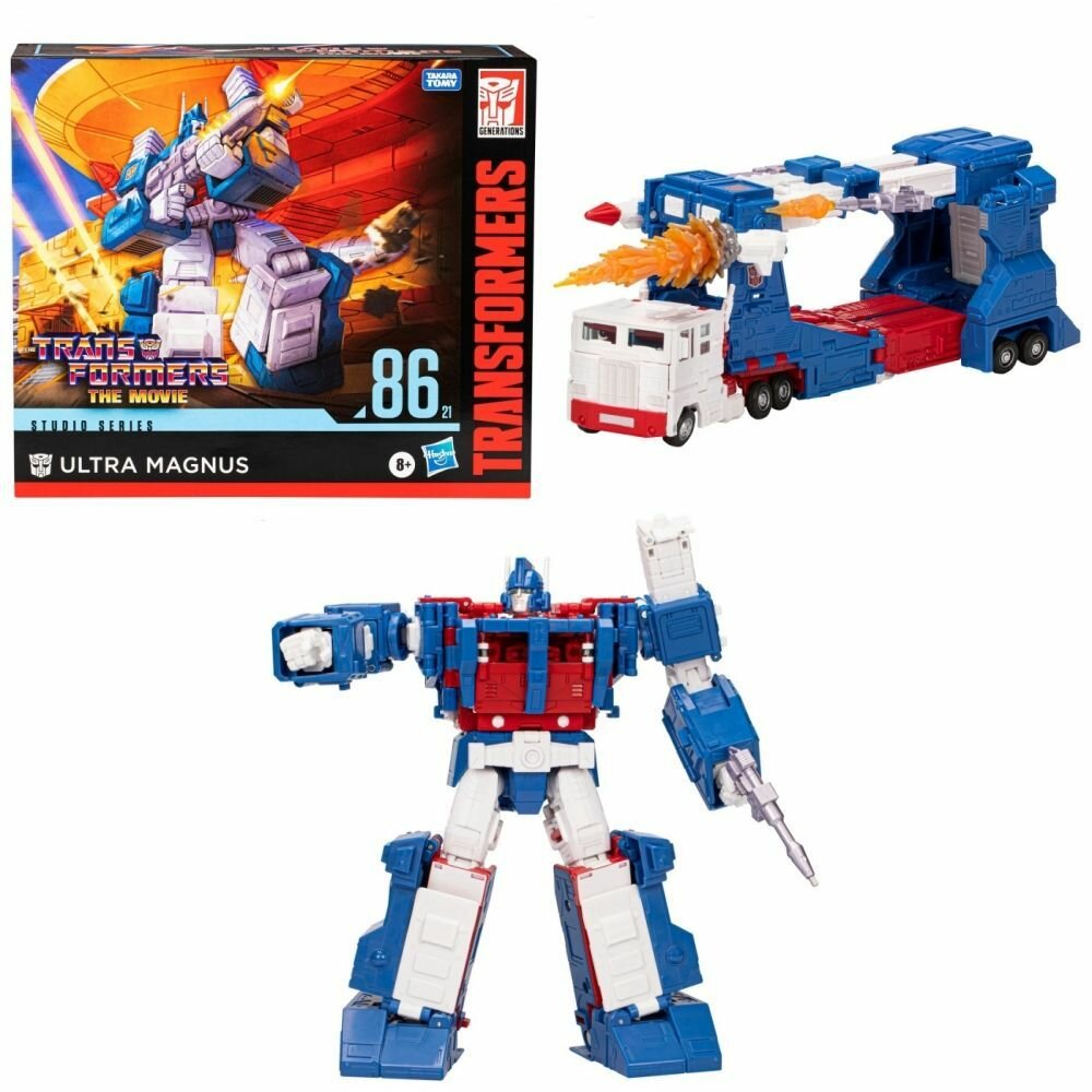 Hasbro Трансформеры Игрушки студии серии Commander Class The Transformers: Фильм SS-86-21 Ultra Magnus F6162
