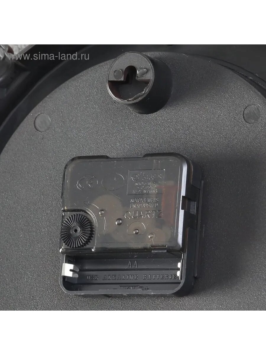 Настенные часы 'Море' с штурвалом, коричневая патина