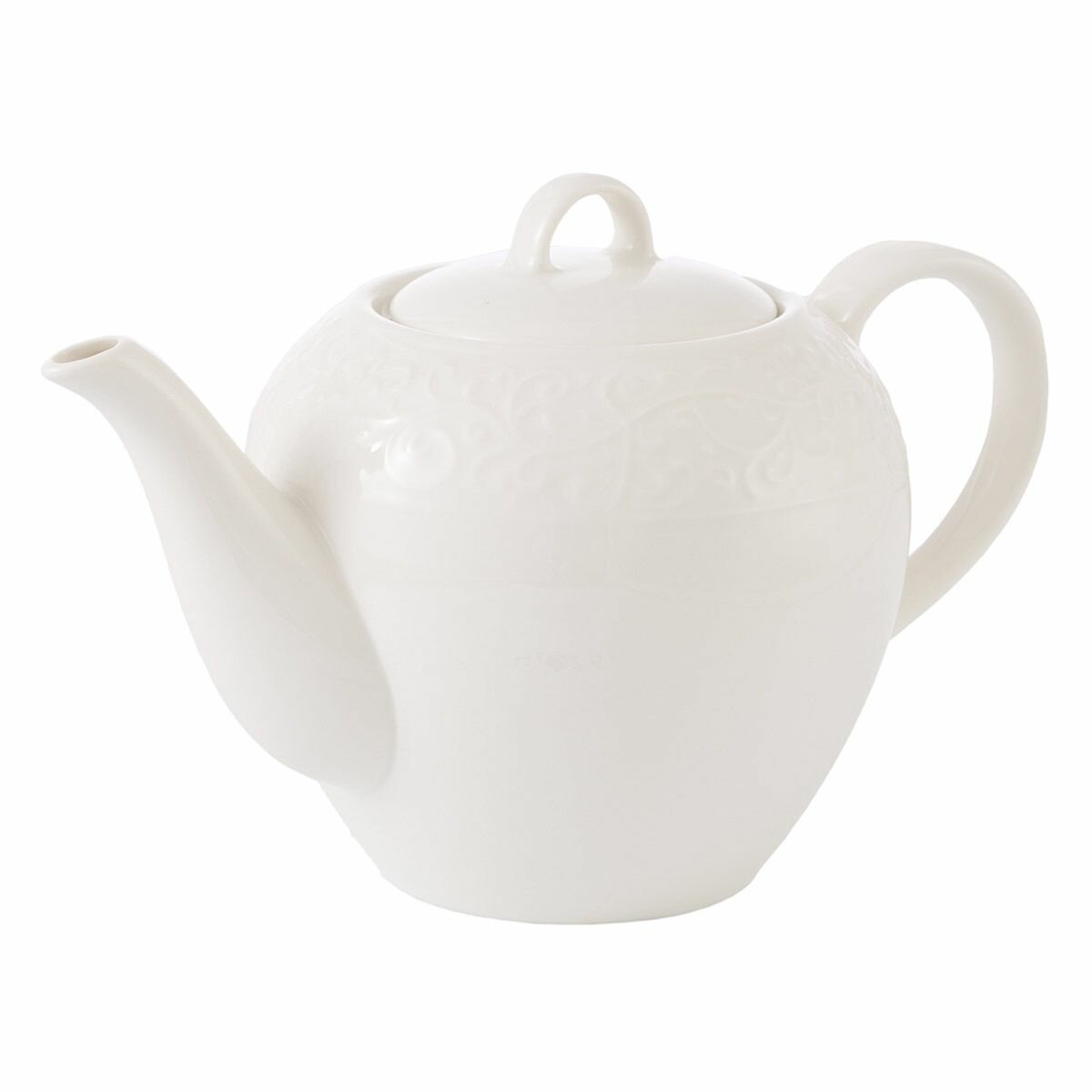 Чайник заварочный Gipfel Silvia 42925 фарфор, 1000 мл, белый
