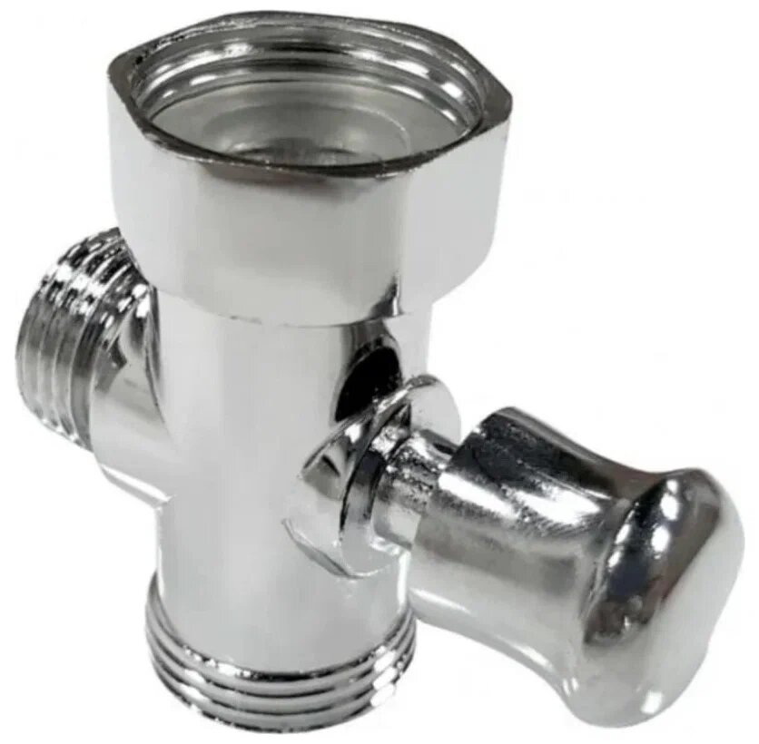 Дивертор и переключатель ПрофСан ПСМ PSM-1249B хром 30 мм 90 мм хром