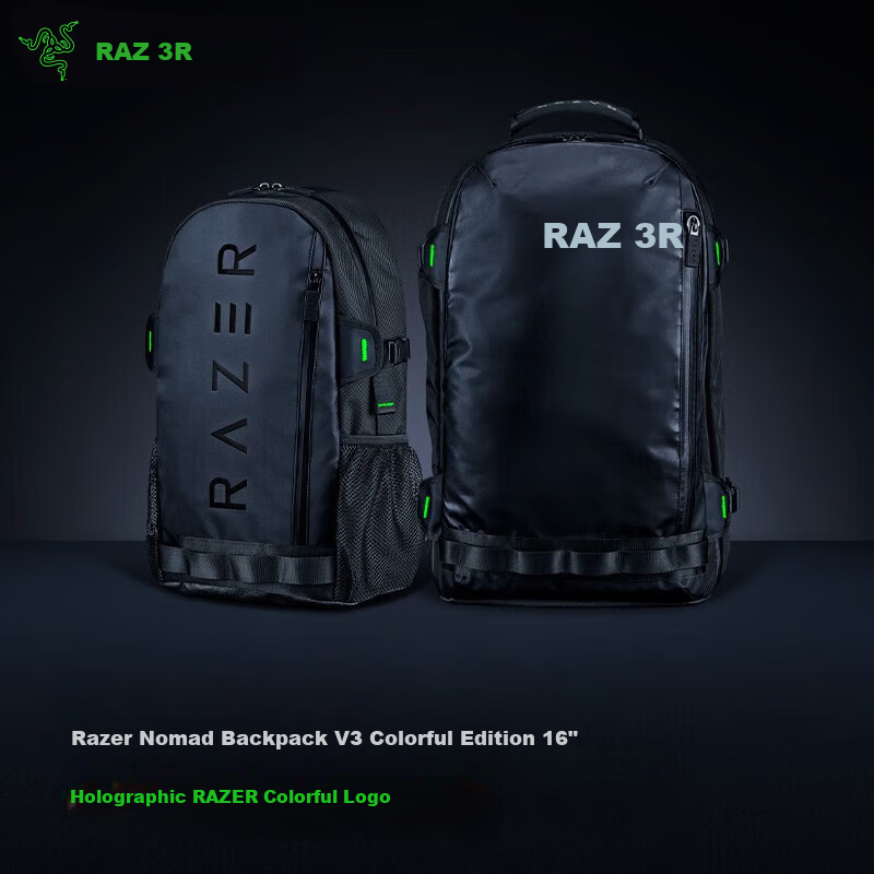 Рюкзак Razer Warrior V3 Colorful Edition 16 дюймов, водонепроницаемый, износостойкий для ноутбука, бизнес-поездки