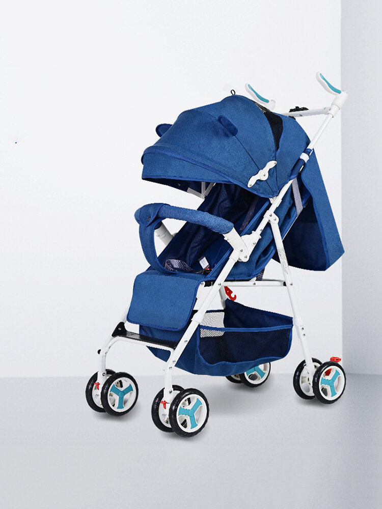 Детская прогулочная коляска T601, для детей от 1 года до 3 лет, бифлекс/сталь