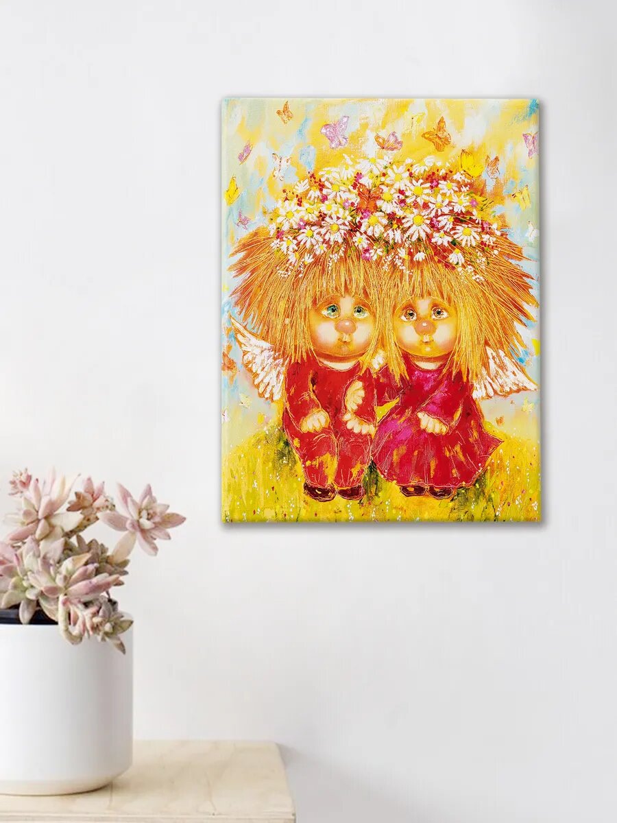 Картина с ангелом