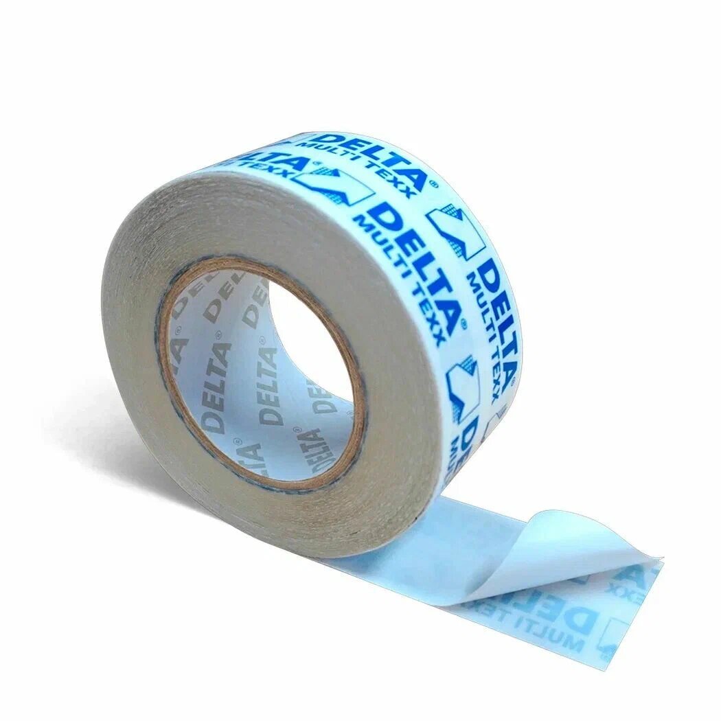 Односторонняя клеящая лента для соединения пароизоляционных материалов DELTA MULTI TEXX T60, 60 мм, 25 м, 1 рулон