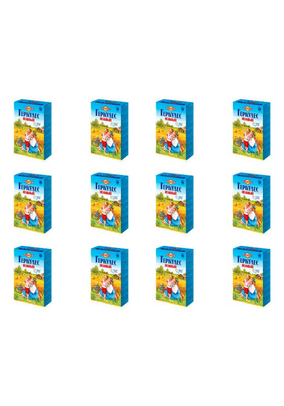 Русский Продукт Геркулес нежный, 450 гр, 12 упаковок в коробке