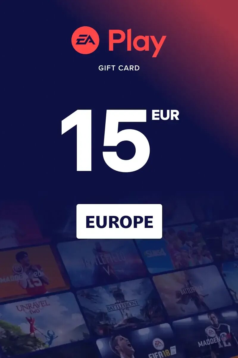 Карта оплаты EA Electronic Arts EA Gift Card €15 (для PC/EA Play)