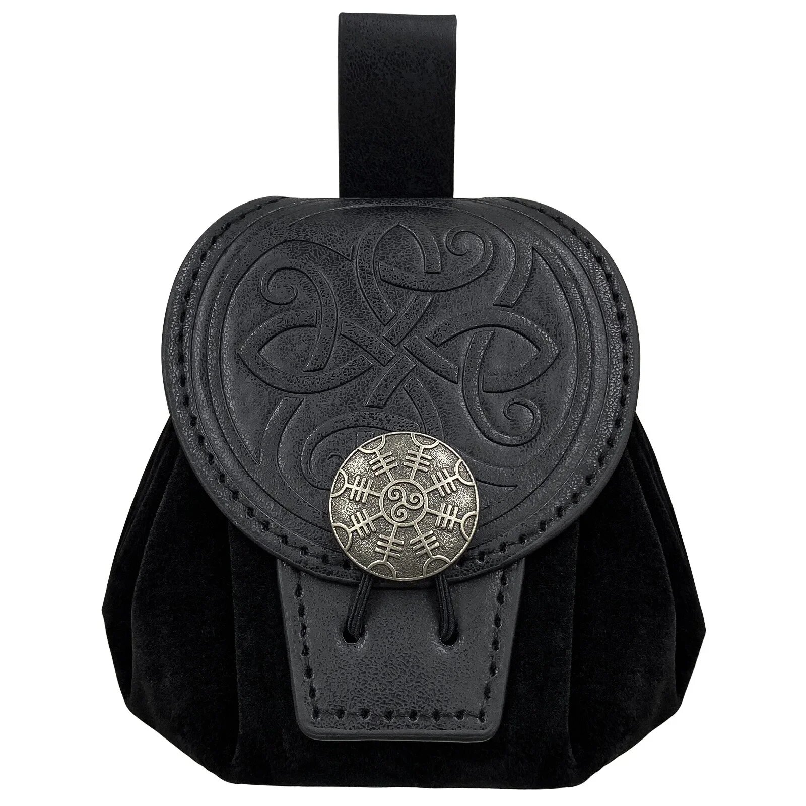 Сумочка для костей из искусственной кожи Черный, 02 black