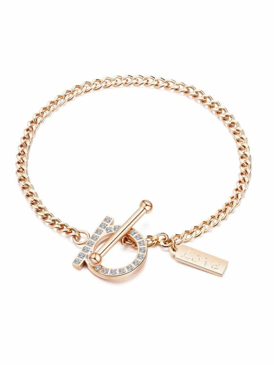 Браслет-цепочка, фианит