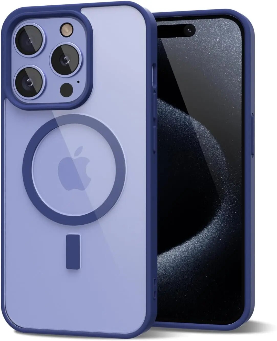 Чехол для Magsafe Mag Safe iPhone 15 Pro Max 14 Plus 13 Mini Темно-синий, Синий, For iPhone 15 Pro
