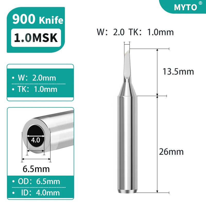 MYTO 900 Knife 1.0MSK, W: 2.0, TK: 1.0