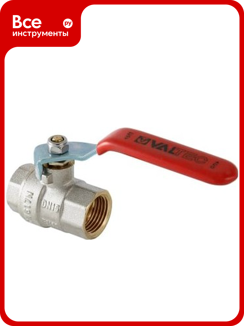 Шаровой кран, стальная рукоятка 1-1/2 вн.-вн. Valtec BASE VT.214. N.08