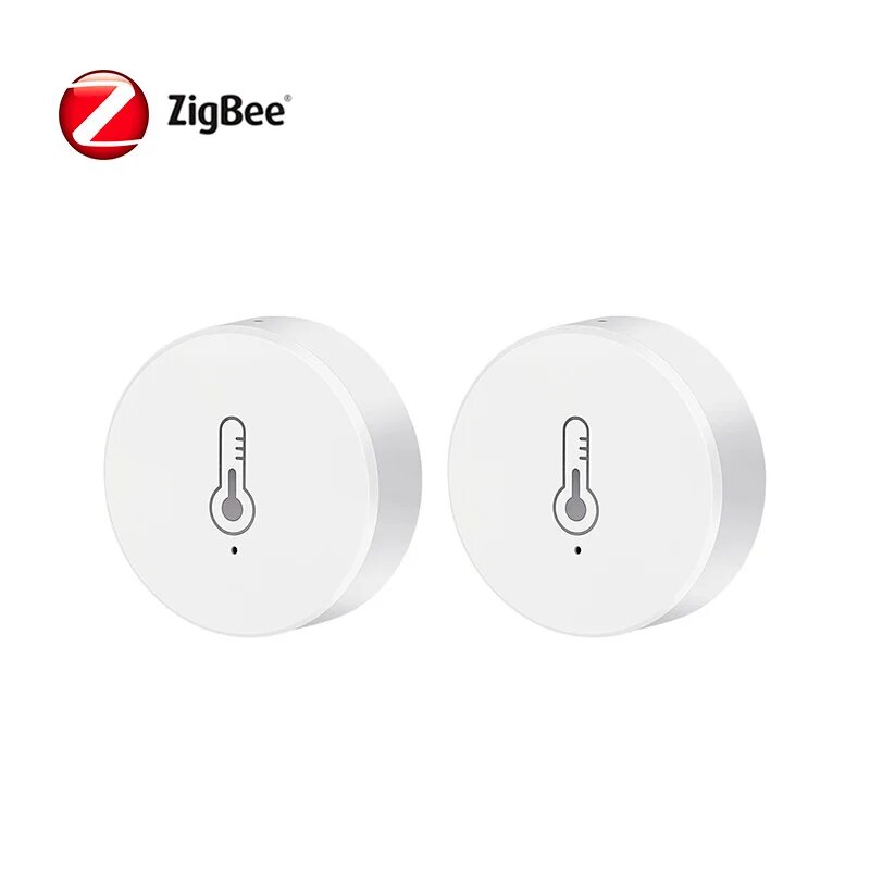 Датчик температуры и влажности ZigBee 2шт (нужен шлюз)