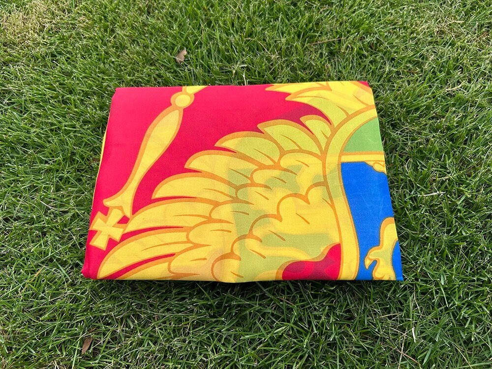 Флаг тики Черники, 90x150 см, полиэстер, национальный флаг Республики Чернойри для украшения дома, подвесной баннер