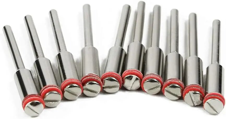 10 Шт. Аксессуары для Dremel Держатель для режущего диска и полировального круга с хвостовиком 3,17 мм Держатель для отсечки режущих инструментов для вращающихся принадлежностей Dremel