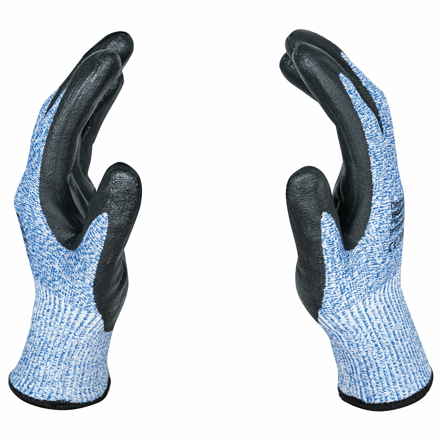 Упаковка 2 шт. Перчатки нейлоновые SCAFFA "Рубеж Нит С", HPPE защита от порезов, нитриловое покрытие, размер 11, XXL (экстра большой), 00-00011909