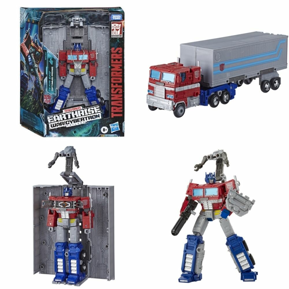 Трансформеры Hasbro Игрушка Transformers Earthrise War For Cybertron Trilogy WFC-E11 Optimus Prime 18cm
