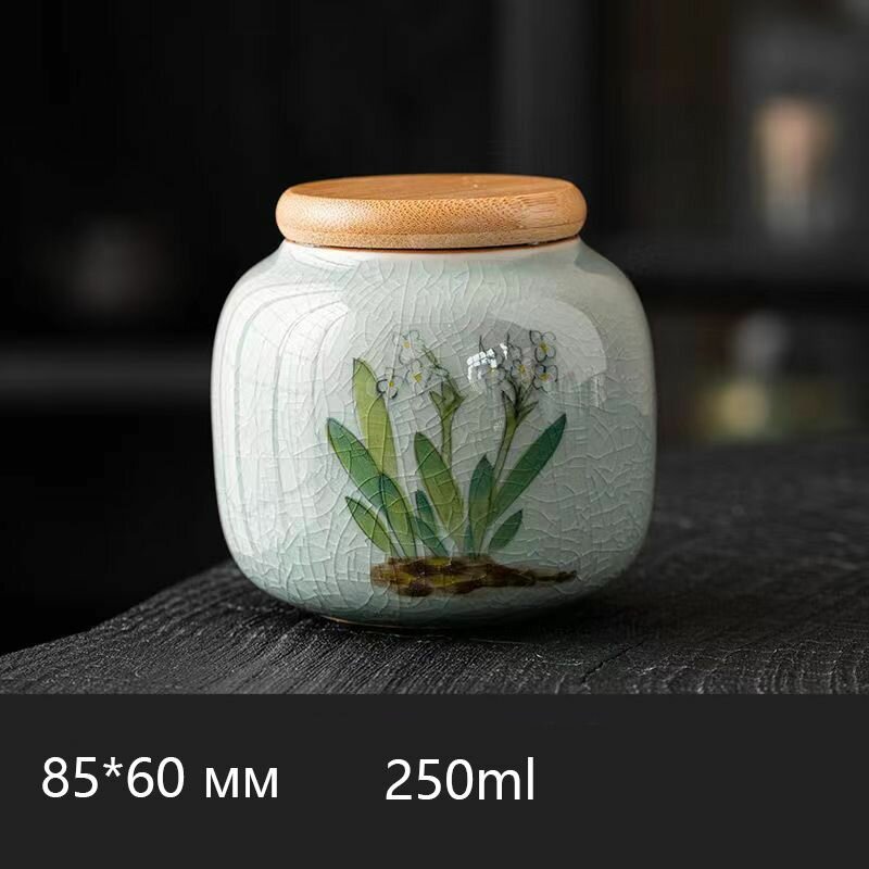 Чайница "Китайский стиль", керамика, с металлической крышкой, 200 мл